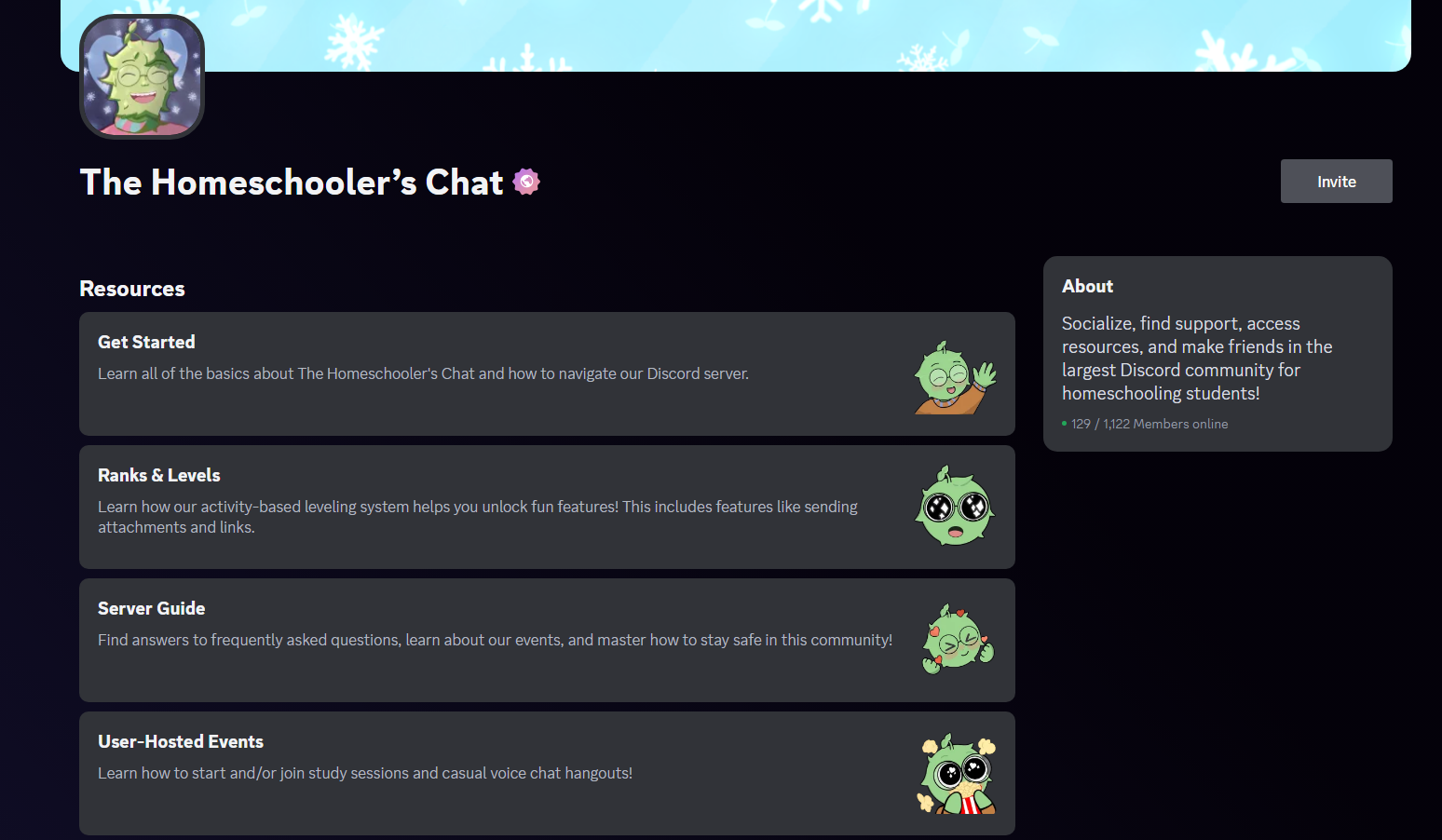 The Homeschooler's Chat – The Discord server for homeschoolers. Est. 2014.